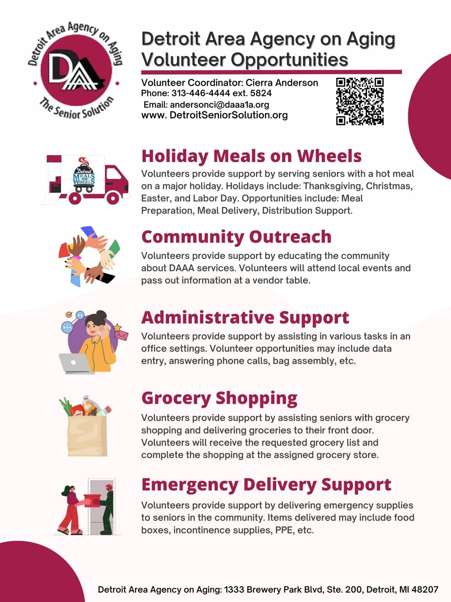 Volunteer With Detroit Area Agency on Aging | Learn More